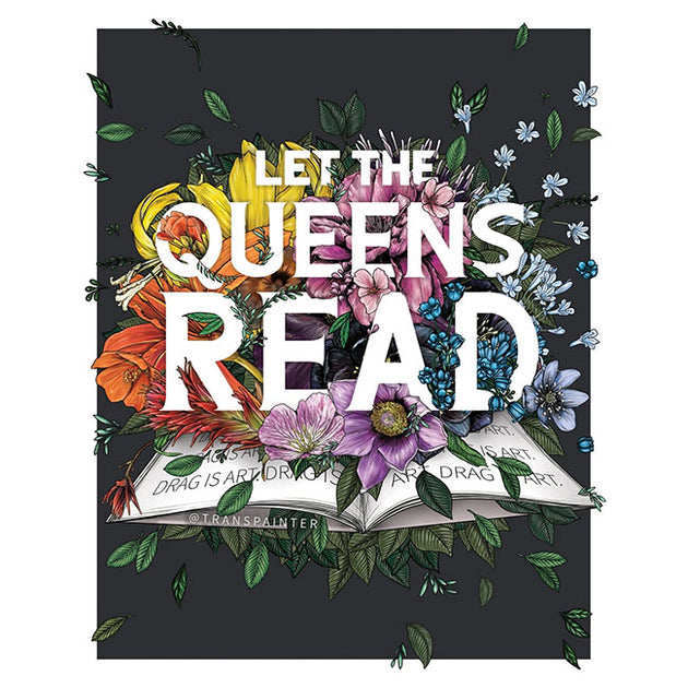 Sticker: Let the Queens Read – Trans Tool Shed