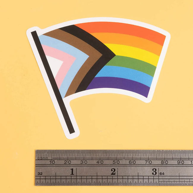 Sticker: Progress Pride Flag – Trans Tool Shed