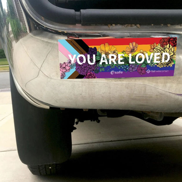 Sticker: You Are Loved Bumpersticker – Trans Tool Shed