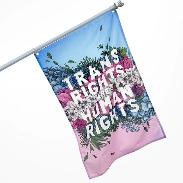 Trans Rights Are Human Rights Flag – Trans Tool Shed